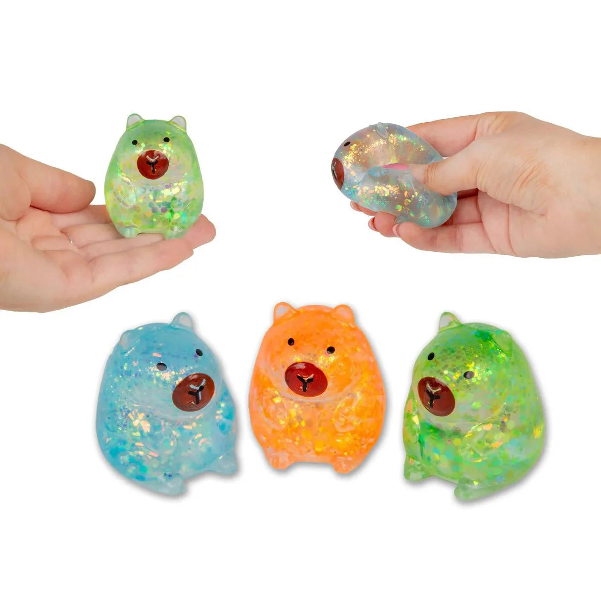 Scrunchems Mini Sugar Capybaras,Capybara,Stress toys,stress balls ...