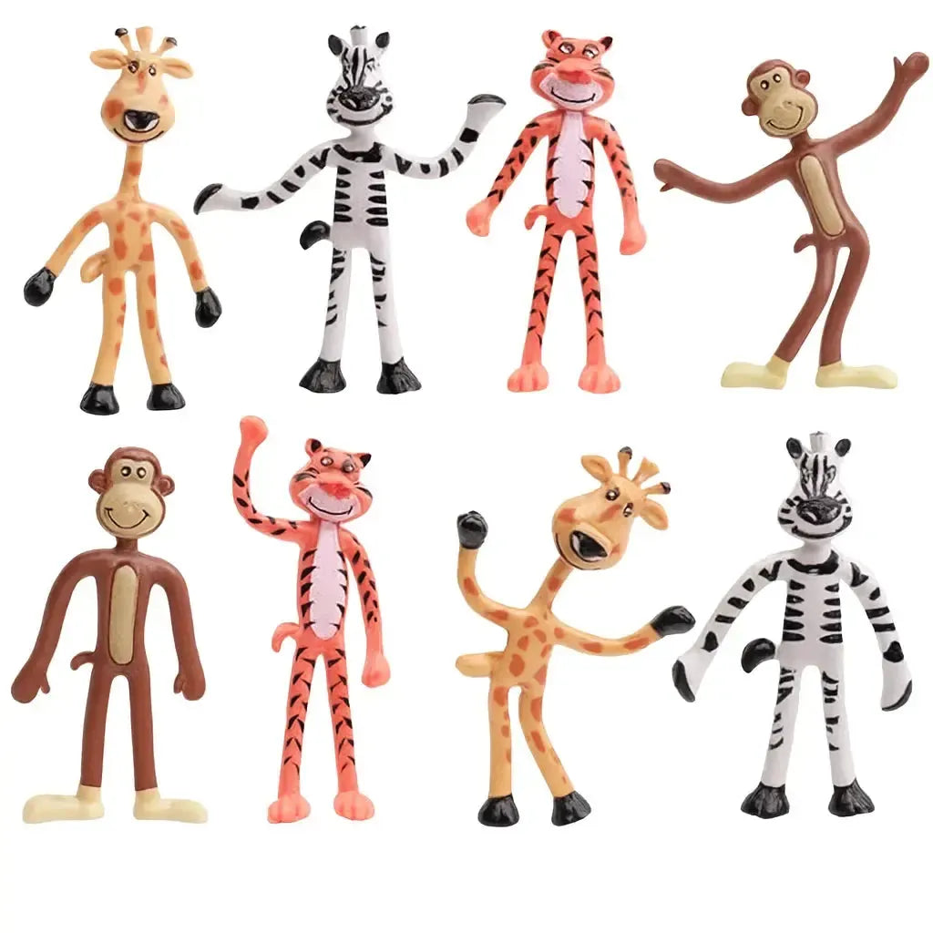 Bendy Wild Animal Friends,Bendy Fidget Toys,Bendy stress toys,bendy ...