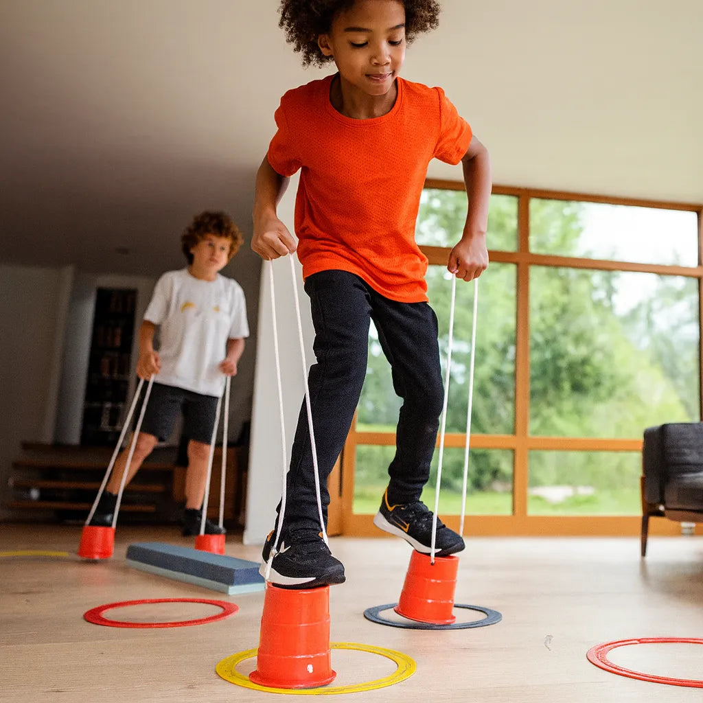 Plastic balance Bucket Stilts,balance toys and games, early years ...