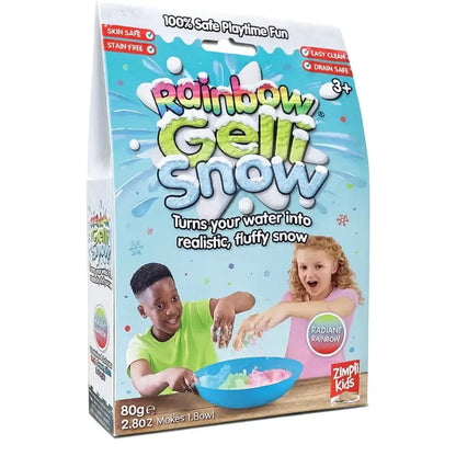 Gelli Snow Rainbow,Gelli Snow,Messy Play Snow,Fake Snow Toy – Sensory ...