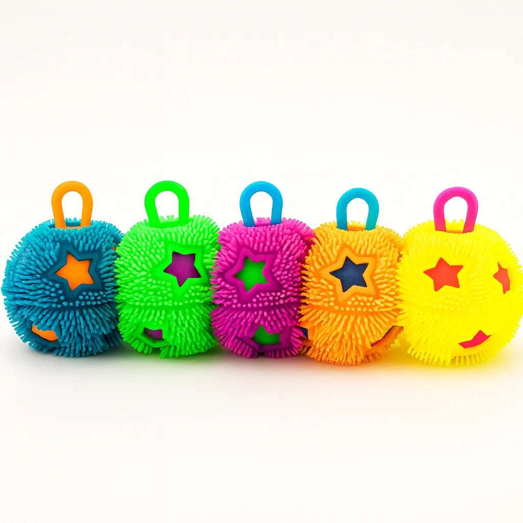 Light Up Squishy Bouncing Ball,sensory puffer toys,tactile puffer toys ...