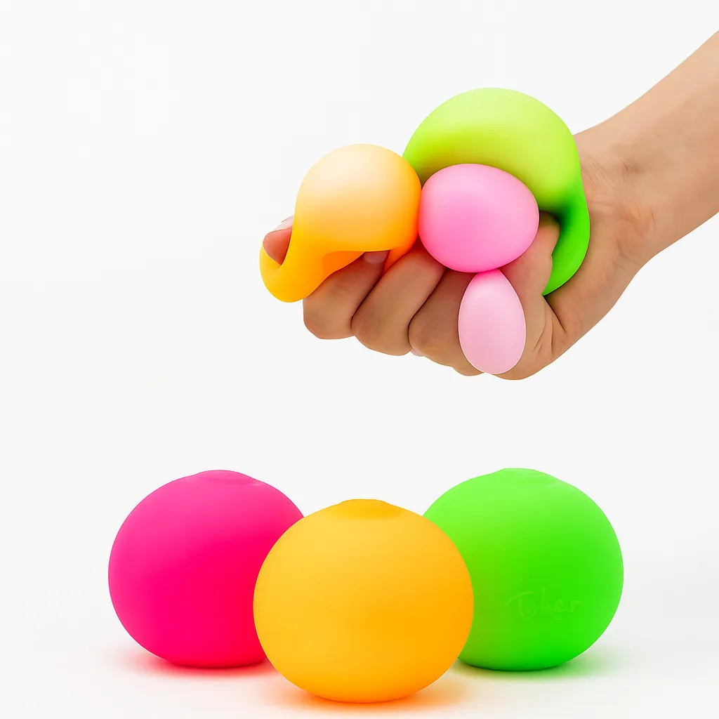 Neon Diddy Squish Balls-3 Pack,Squishy Balls,Sensory Squishy Balls ...