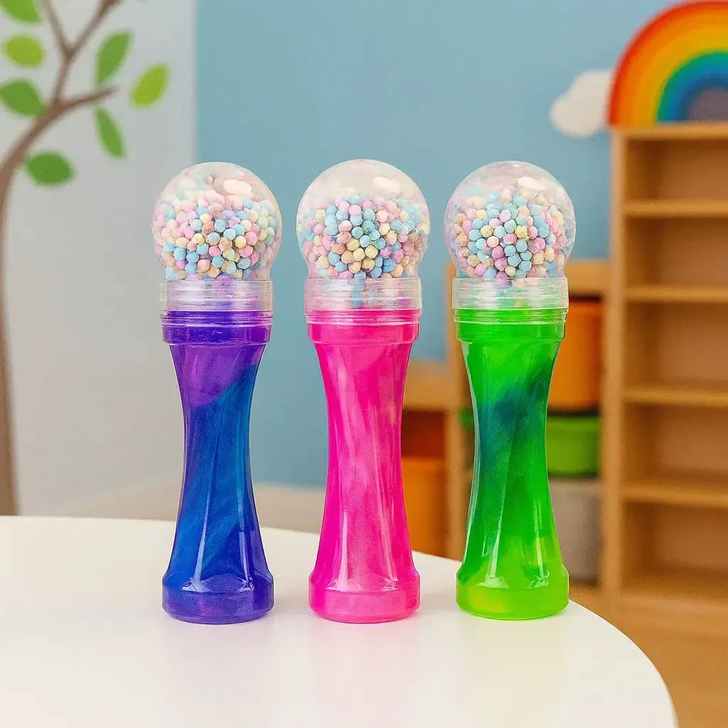 Rainbow Slime with Mixer,Children's play slime,Slime Toys,Neon Slime ...