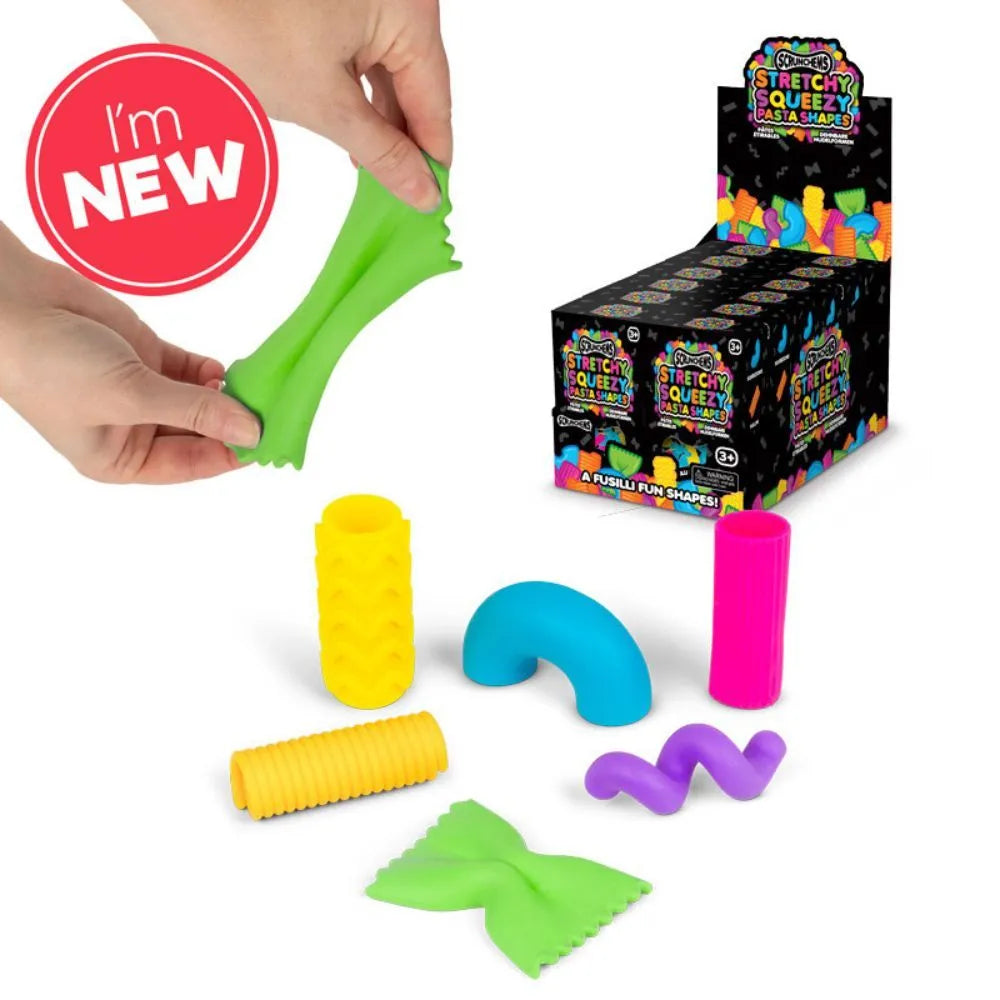 Scrunchems Stretchy Squeezy Pasta Shapes,Scrunchems toys,NeeDoh Toys ...