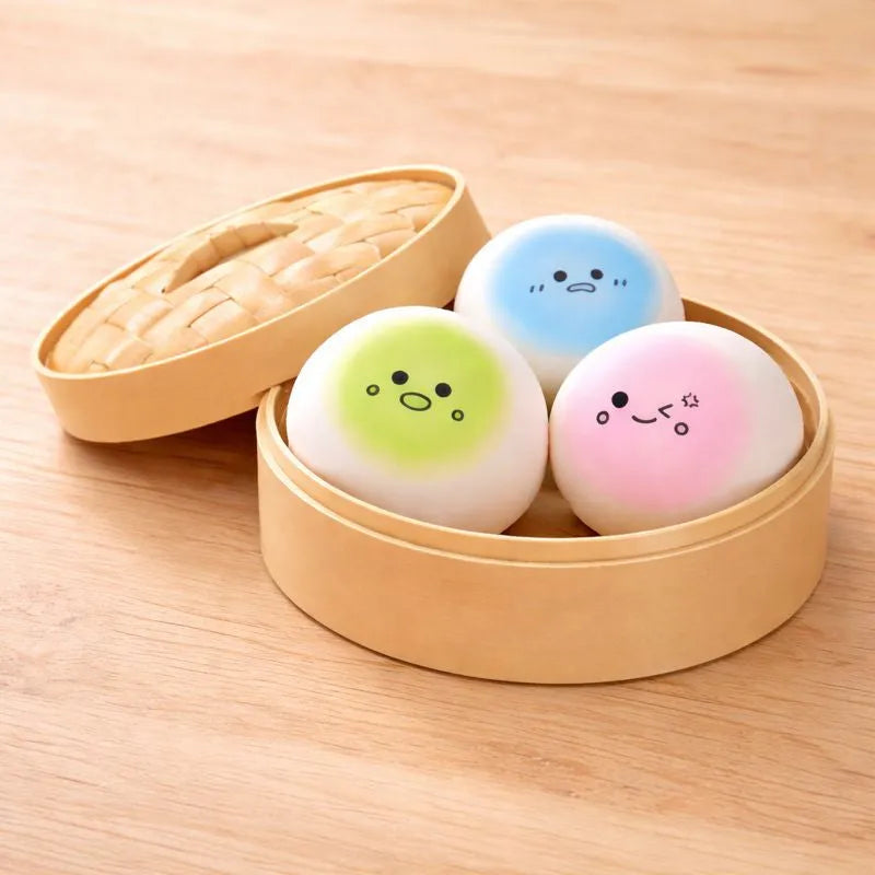 Squishy Mini Dumplings 3 Pack,Mini Dumpling,Fidget Toy,Fidget Toys ...