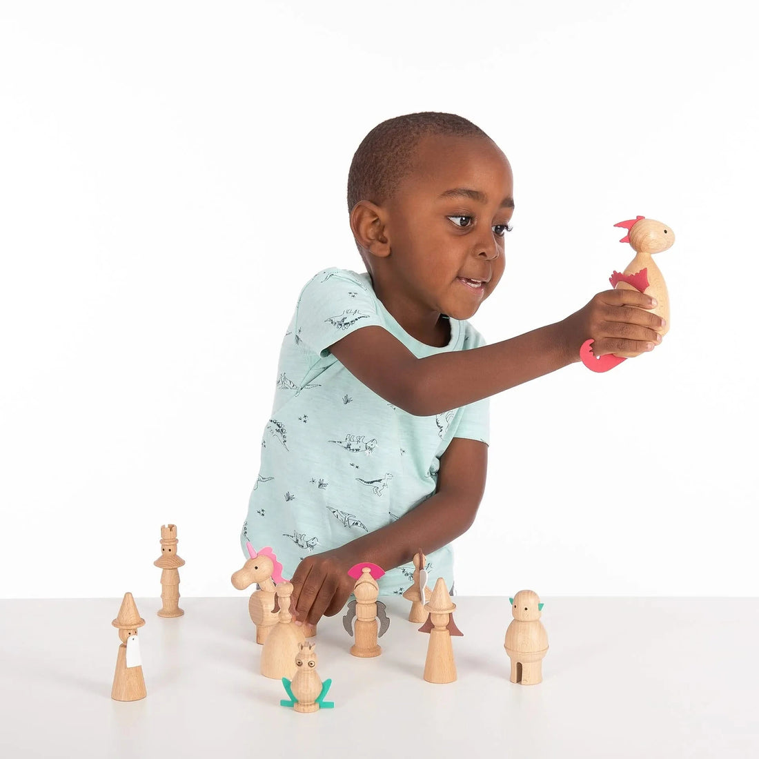 Wooden Enchanted Figures,TickIT Wooden Enchanted Figures,TickIT Toys ...